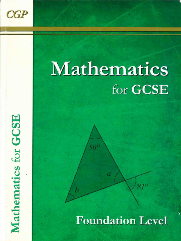 CGP Maths IGCSE Foundation-1 | PDF