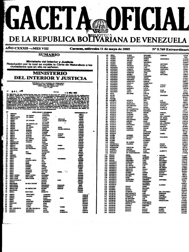 Gaceta Oficial | PDF