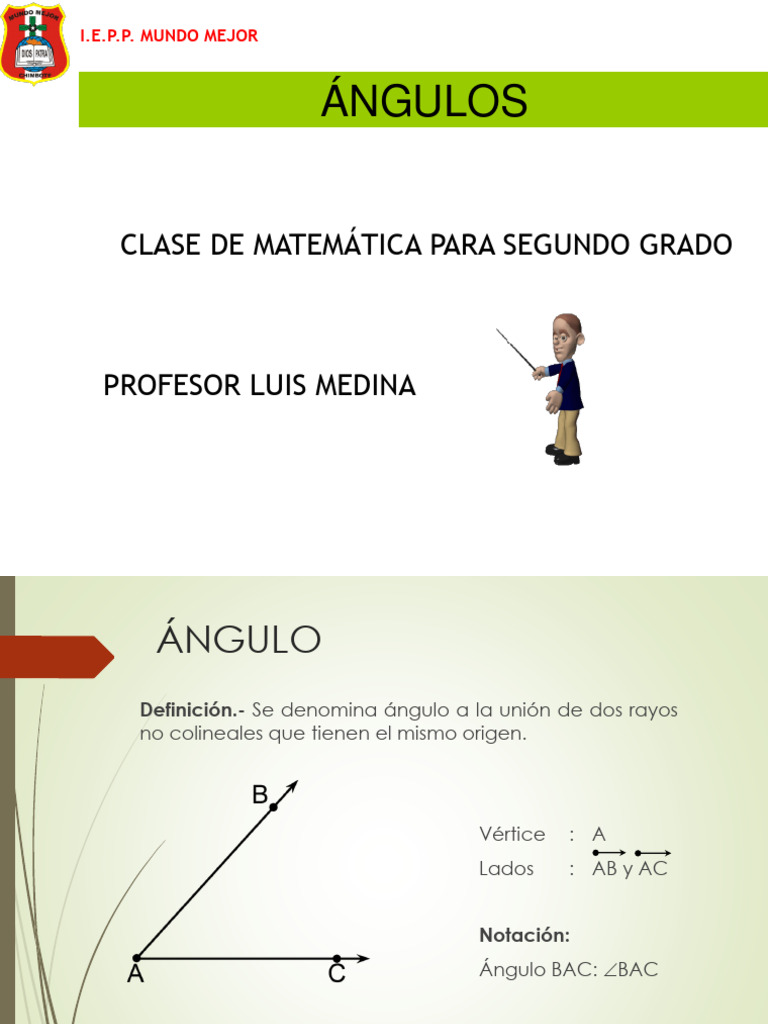 Definición y Tipos de Ángulos en Matemáticas | PDF | Ángulo | Perpendicular