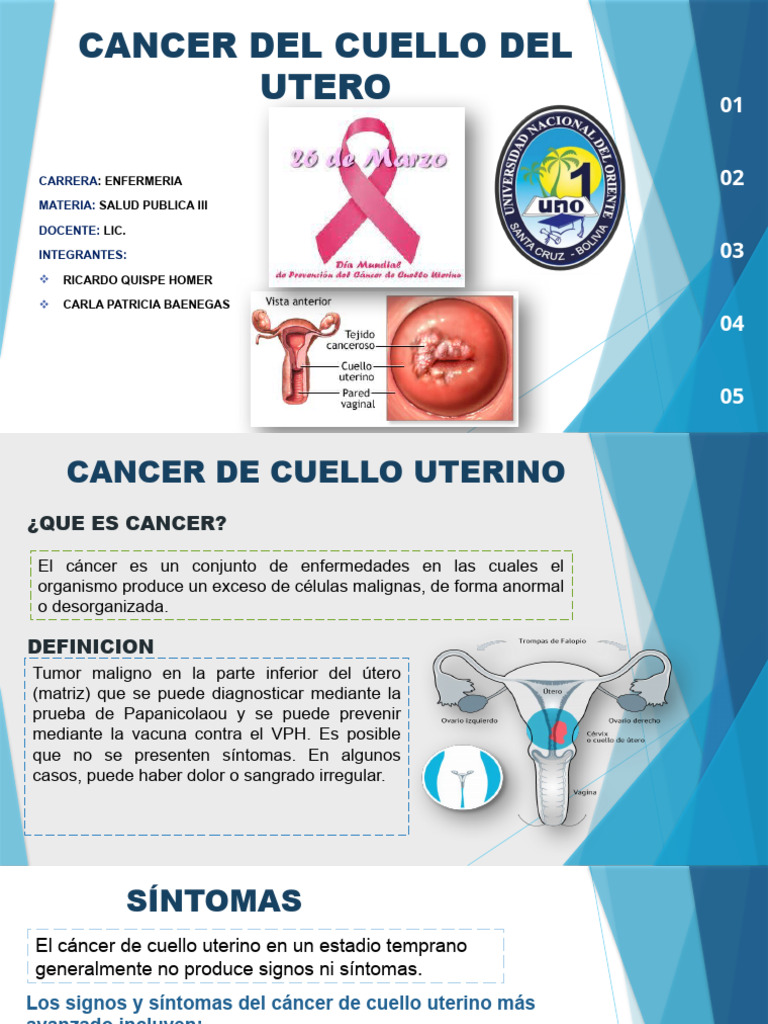 CANCER_DE_CUELLO_UTERINO | PDF | Cáncer de cuello uterino | Cáncer