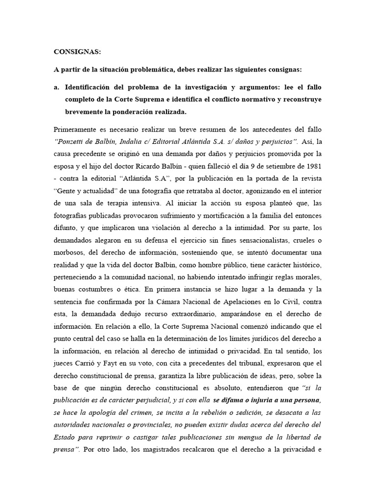 Entrega Tp 4 T A J Pdf Privacidad Constitución