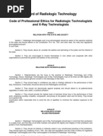 Philippine Code of Ethics For Radiologic Technologists | PDF ...