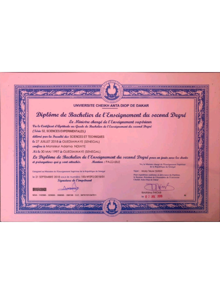 diplôme Baccalauréat | PDF