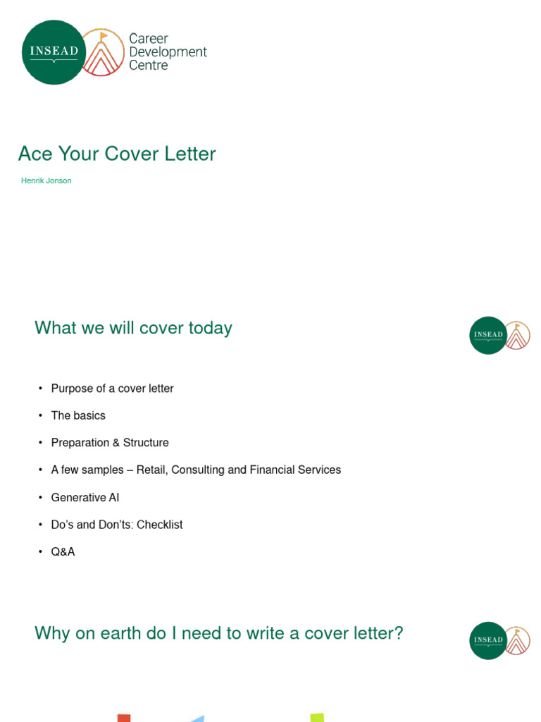 Mastering Your Cover Letter Essentials | PDF | Strategic Planning ...