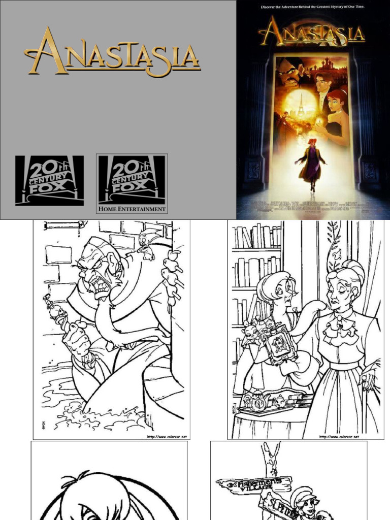 Libro de Colorear Anastasia | PDF