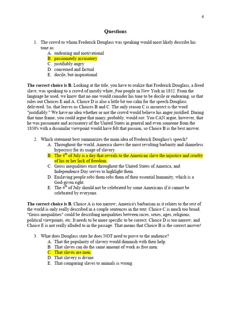 What To The Slave Is The Fourth of July | PDF | Politics | Social Science