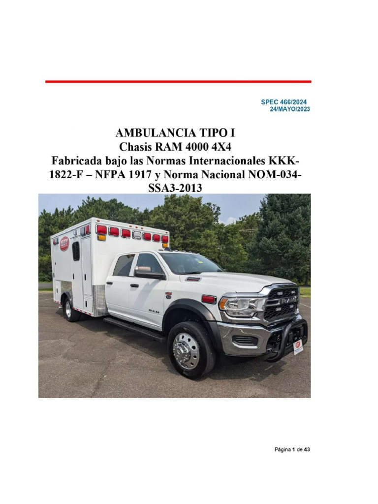 AMBULANCIA MEX RAM 4000 4X4 - Page-0001 | PDF