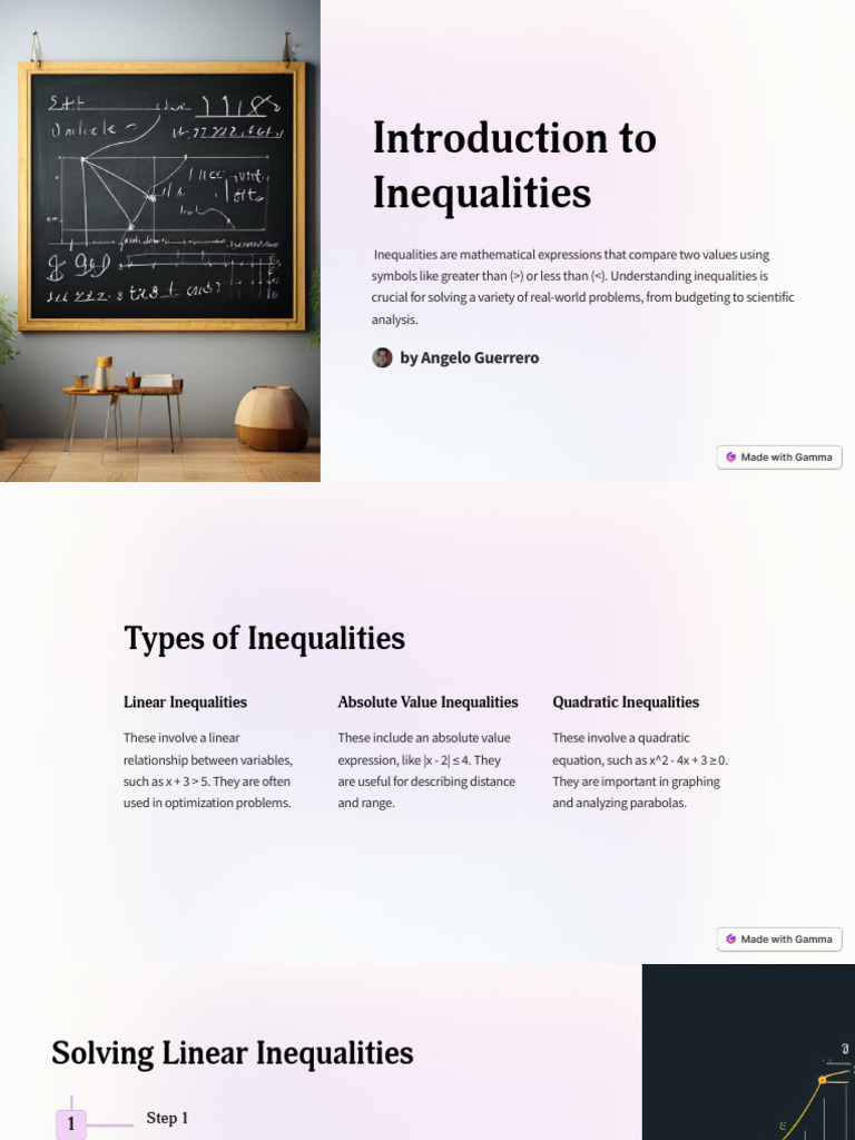 Introduction to Inequalities | PDF | Inequality (Mathematics) | Mathematical Optimization
