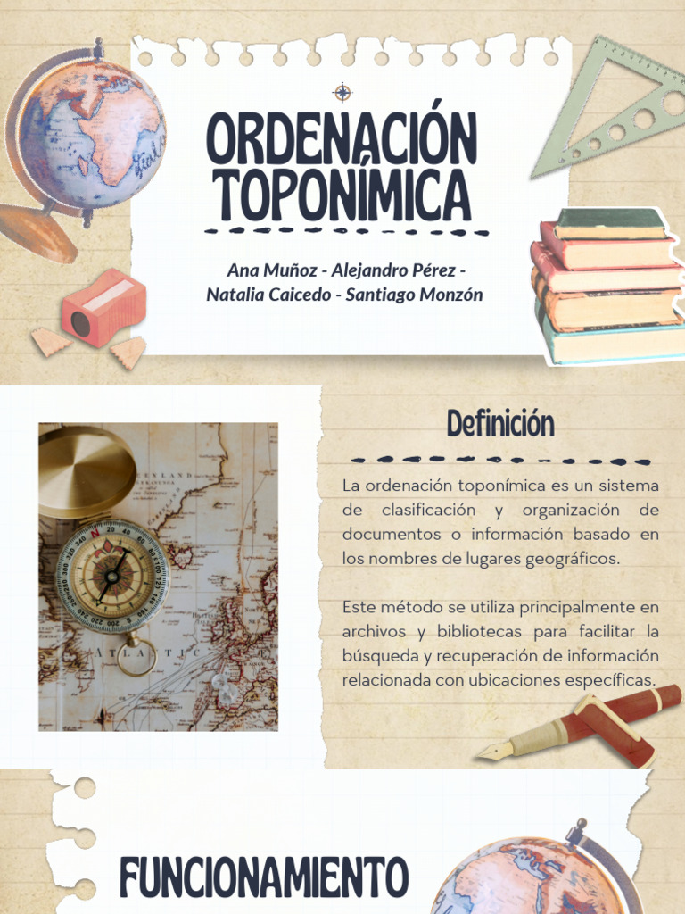 ORDENACIÓN TOPONÍMICA | PDF