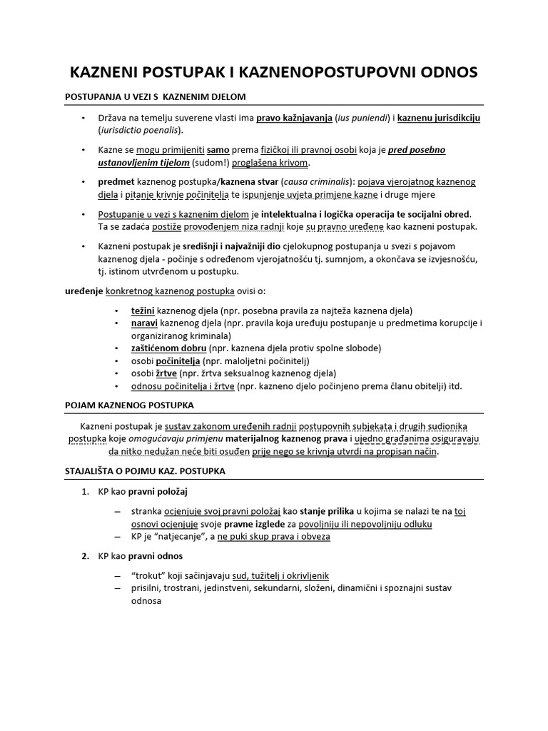 KPP - Skripta Opci I Posebni | PDF