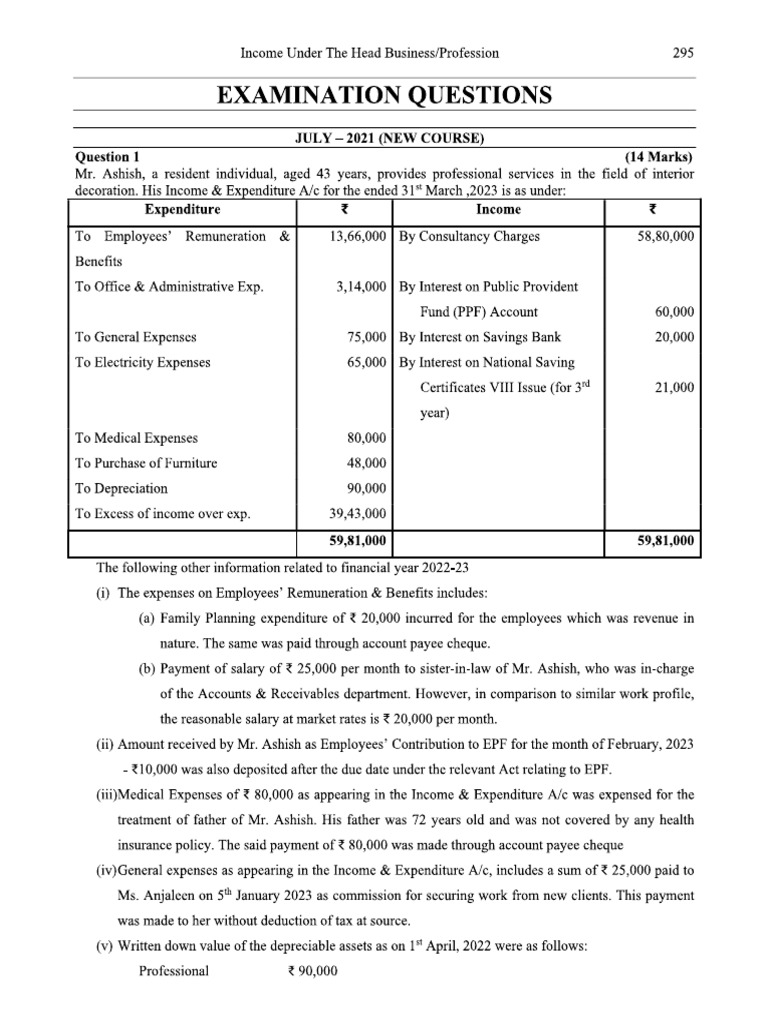 PGBP Part 3 With Solutions | PDF