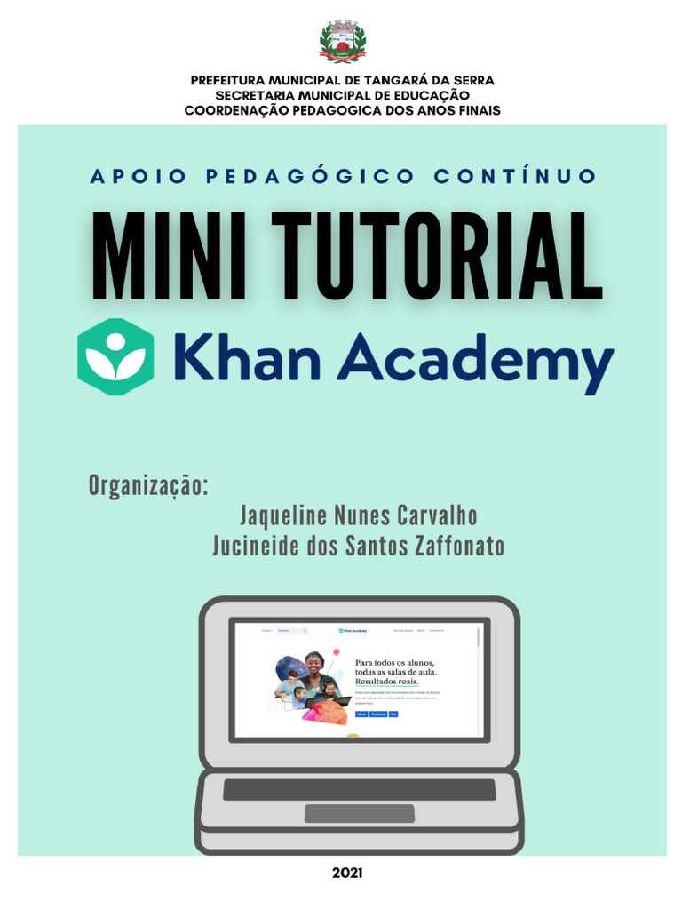 História da Khan Academy e Acesso | PDF | Aplicativo para celular ...