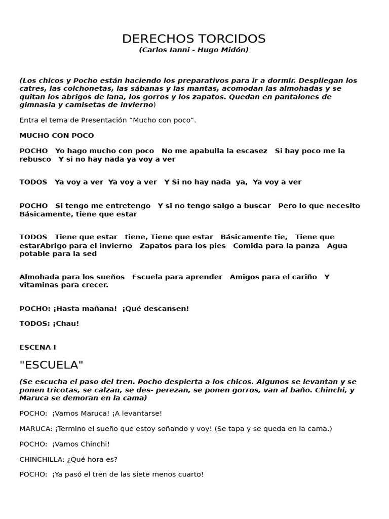 DERECHOS-TORCIDOS-TEXTO - Doc 20231227 174425 0000 | PDF | Estudios de idiomas extranjeros | Arte