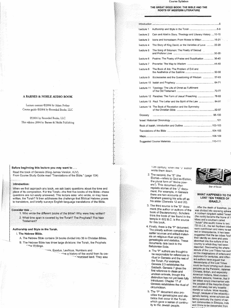 Bbl Bible&Rtsofwlit s.ocr | Download Free PDF | Book Of Genesis ...