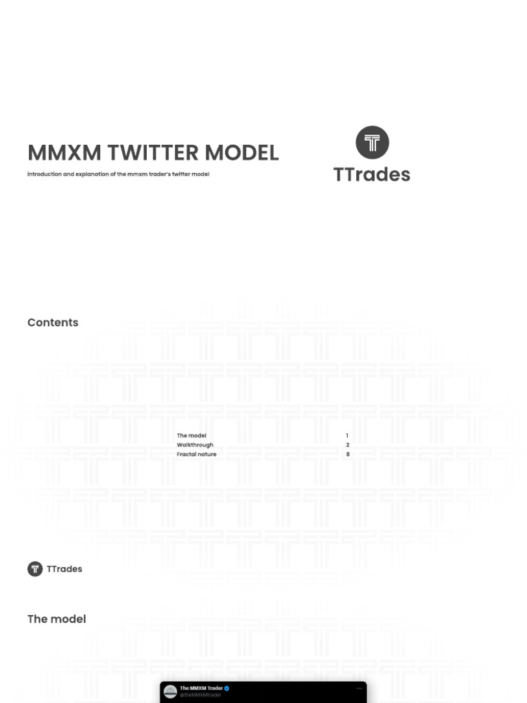 MMXM Twitter Model TTrades | PDF