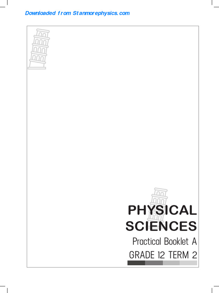 Physical Science Grade 12 Term 2 TITRATION Practical Manual | PDF ...