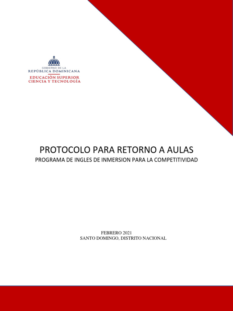 EIP - Protocolo de Clases Presenciales | PDF | Especialidades Medicas