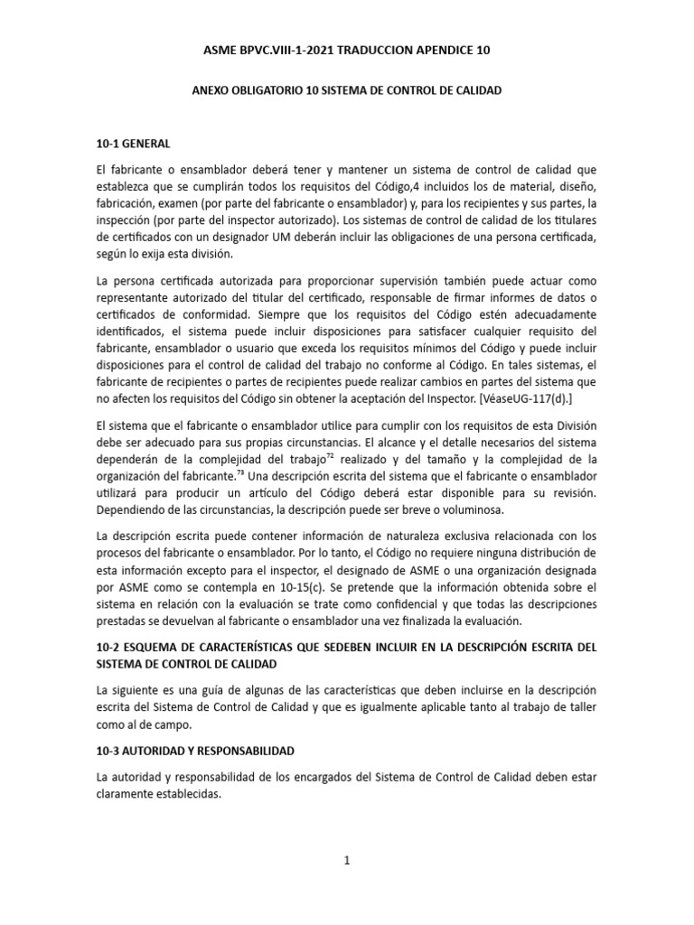 APENDICE 10 Calidad ASME BPVC VIII 2021 | Descargar gratis PDF ... APENDICE 10 Calidad ASME BPVC VIII 2021 | Descargar gratis PDF ...