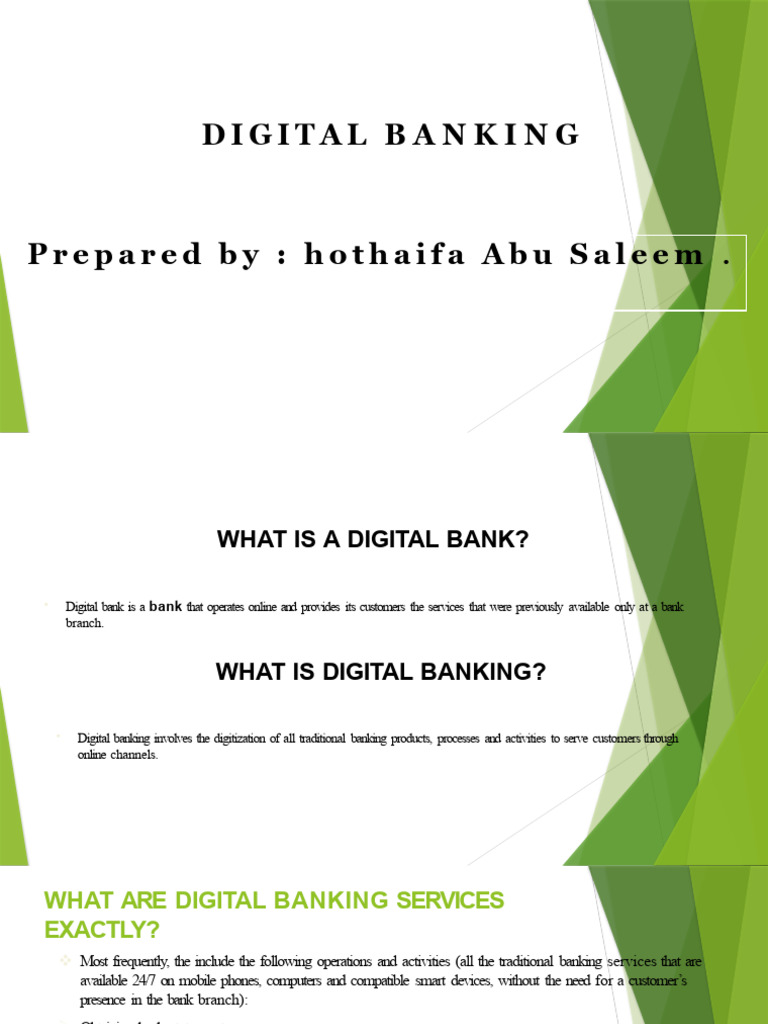 Digital Banking | PDF | Banks | Online Banking