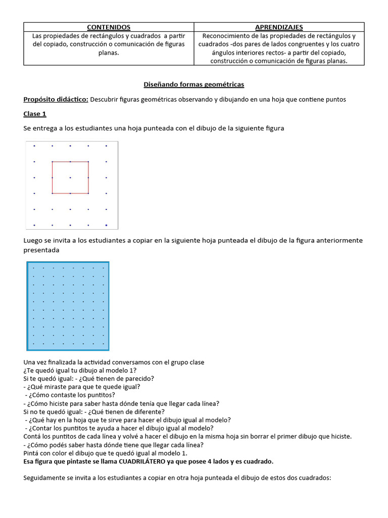 Diseñando formas geométricas | Descargar gratis PDF | Rectángulo ...