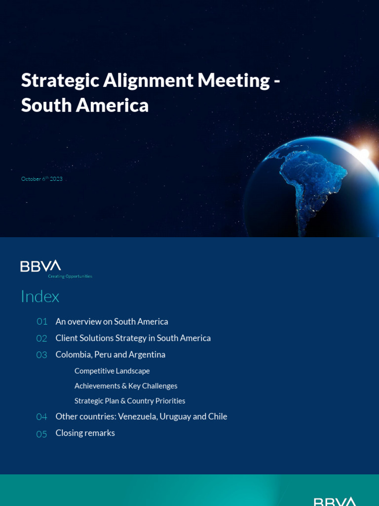 Strategic Alignment Meeting SA | PDF | Banks | Credit