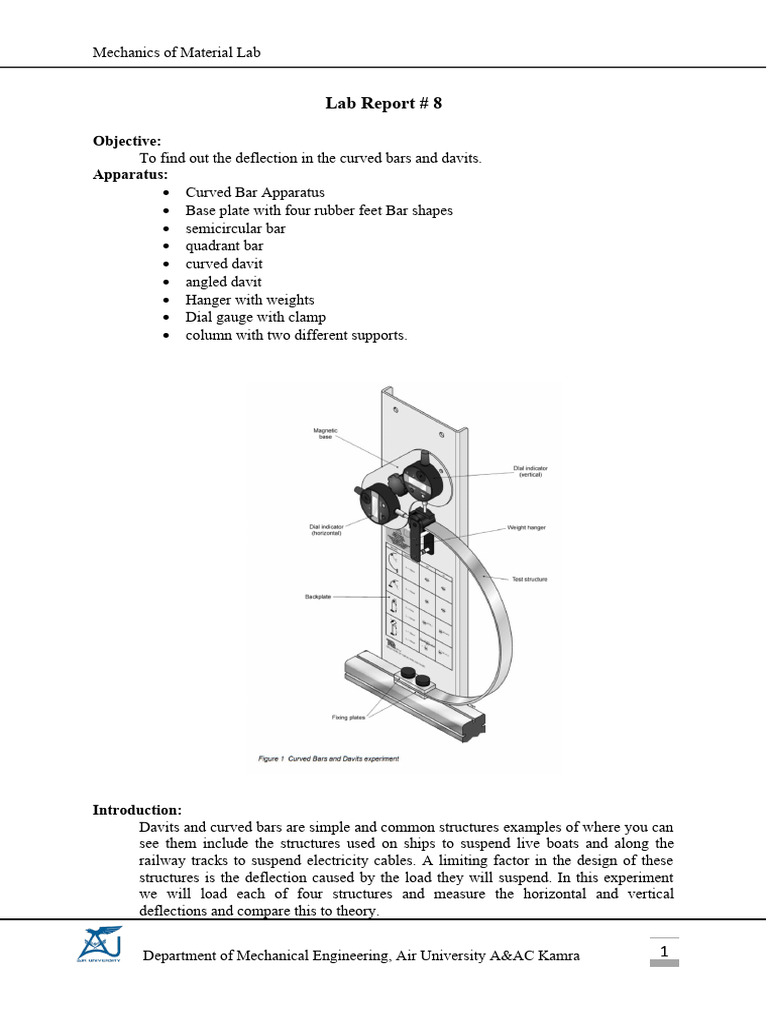Lab Reports 8-12 | PDF | Bending | Beam (Structure)