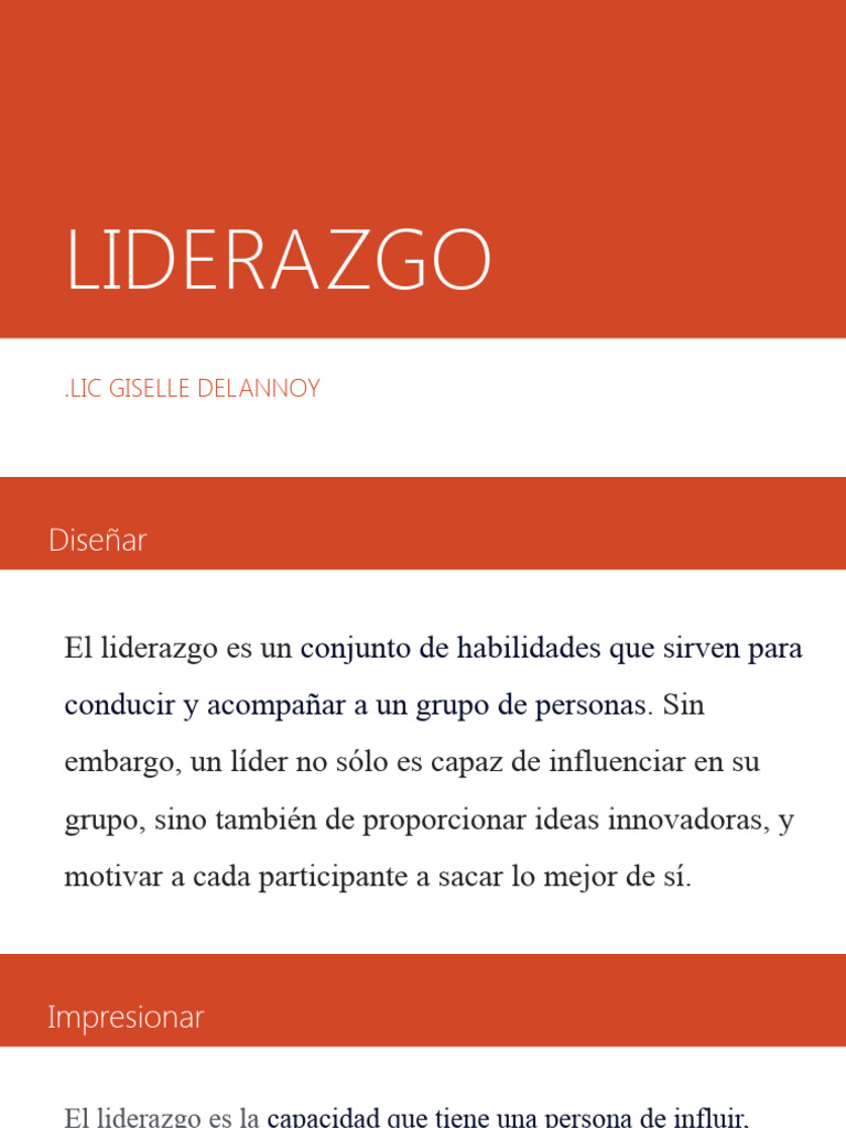 LIDERAZGO | Descargar gratis PDF | Liderazgo | Cohesión grupal