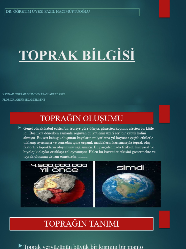 Toprak 1 | PDF