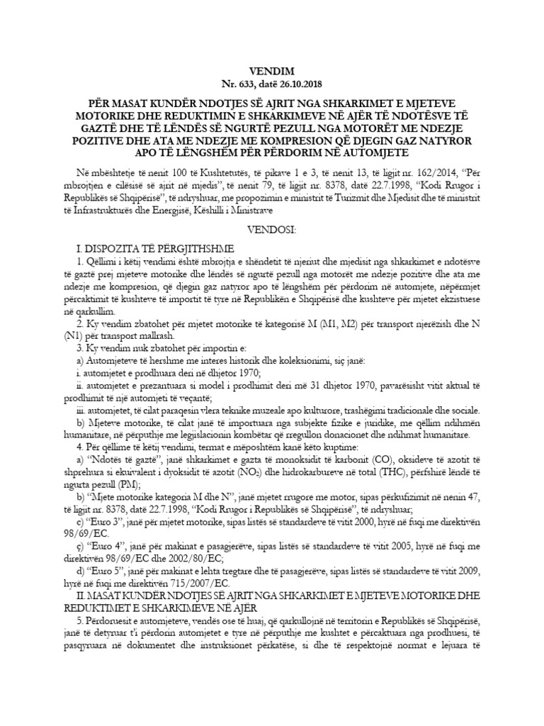 VKM Nr. 633, Date 26.10.2018 | PDF