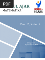Modul Ajar Matematika Kelas 4, Pigtogram Dan Diagram Batang | PDF