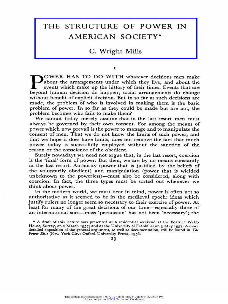 structure-power-american-society | PDF | Political Science