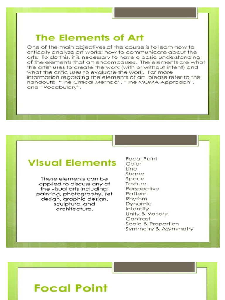 Elements of Art | PDF
