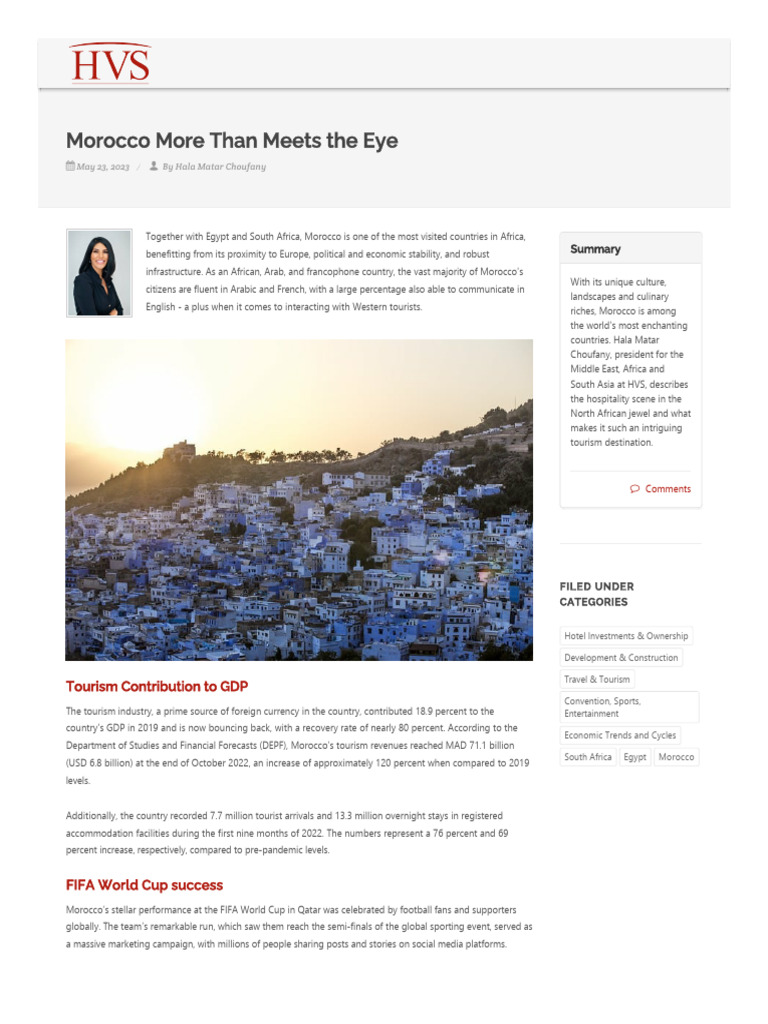 Morocco More Than Meets The Eye | PDF | Tourism | Morocco