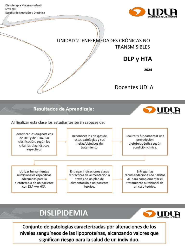 Clase 3 DLP e HTA 2024 | PDF | gordo | Obesidad