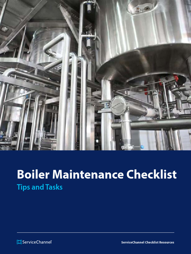 Boiler Maintenance Checklist Guide | PDF | Science & Mathematics ...