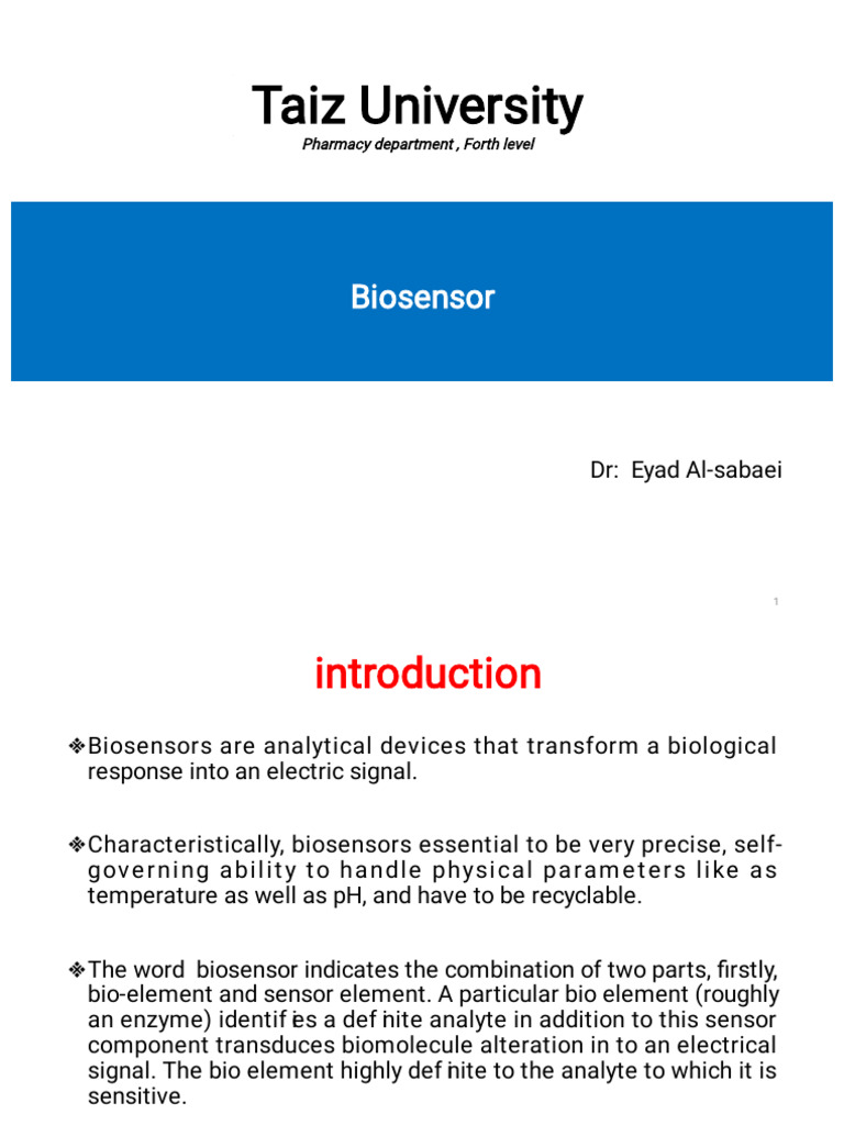 Biosensor Download Free Pdf Biosensor Chemistry