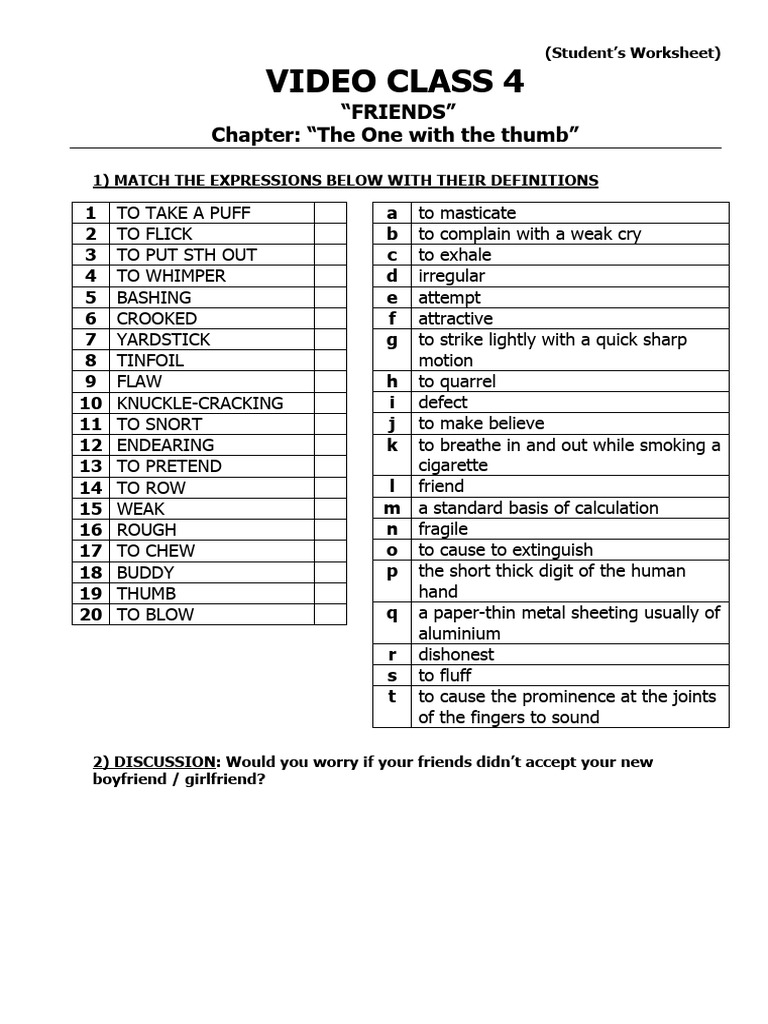 Class 4 The One With The Thumb | PDF | Hand | Limbs (Anatomy)