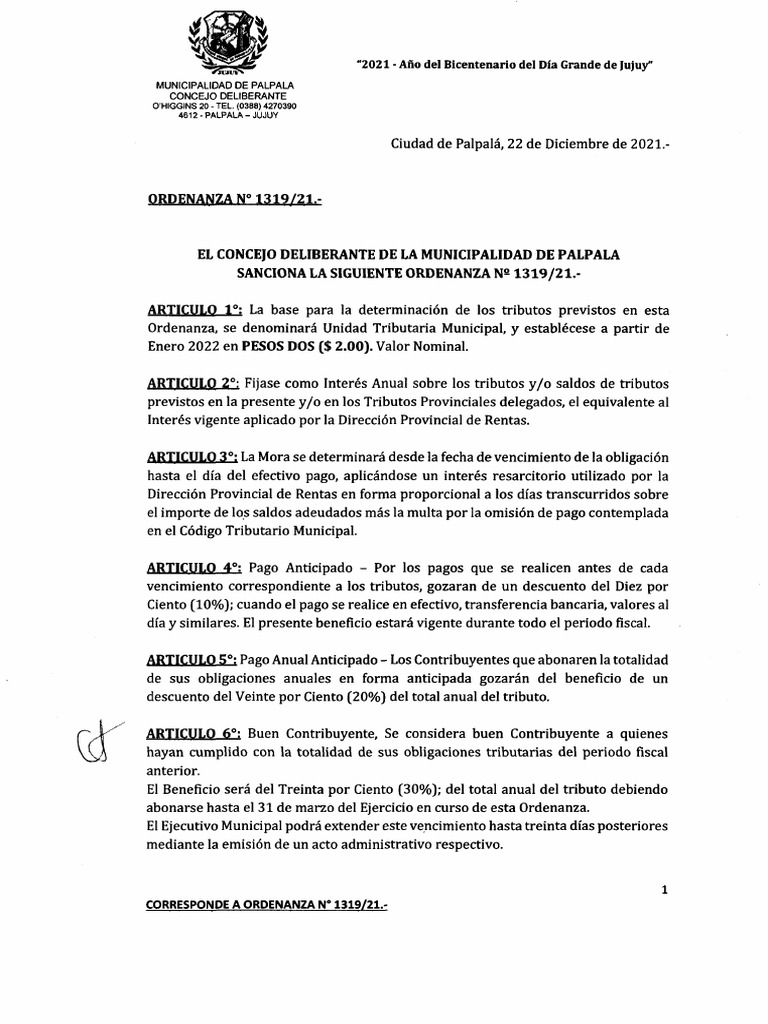 ORD1319 OIM Período2022 | PDF