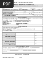 Leave - Cto Form | PDF