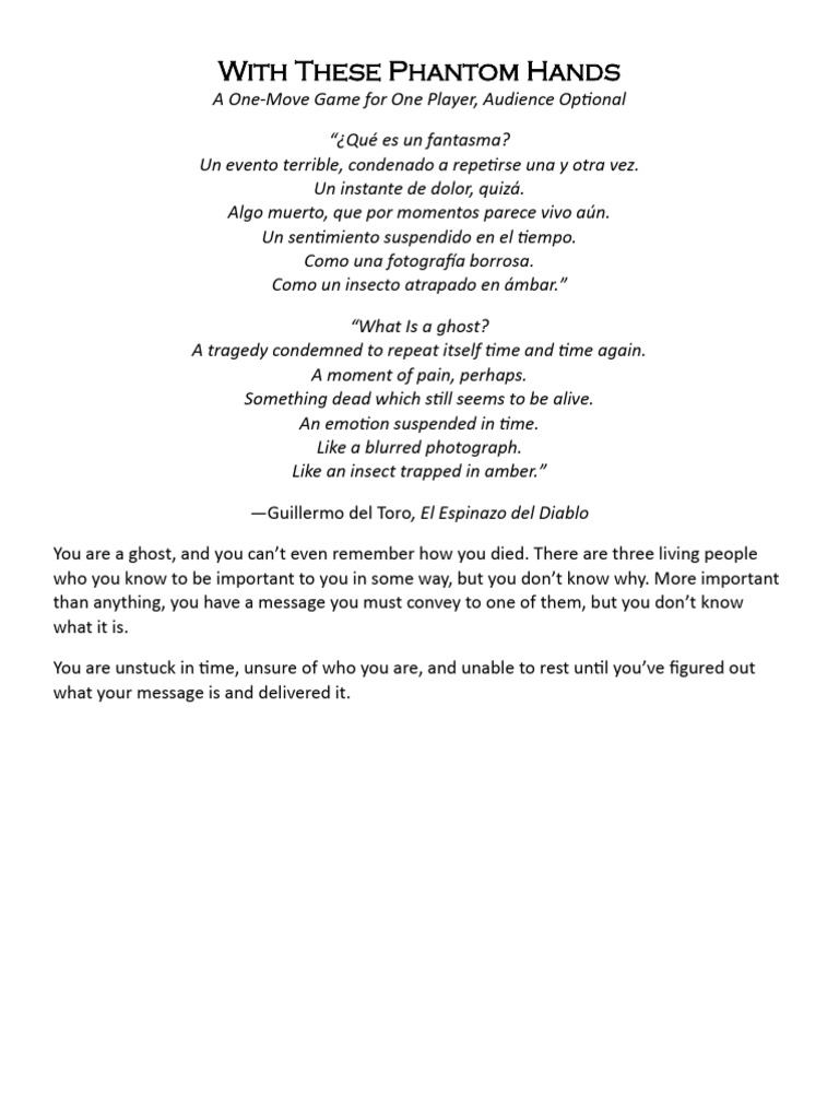 With These Phantom Hands | PDF | Philosophy