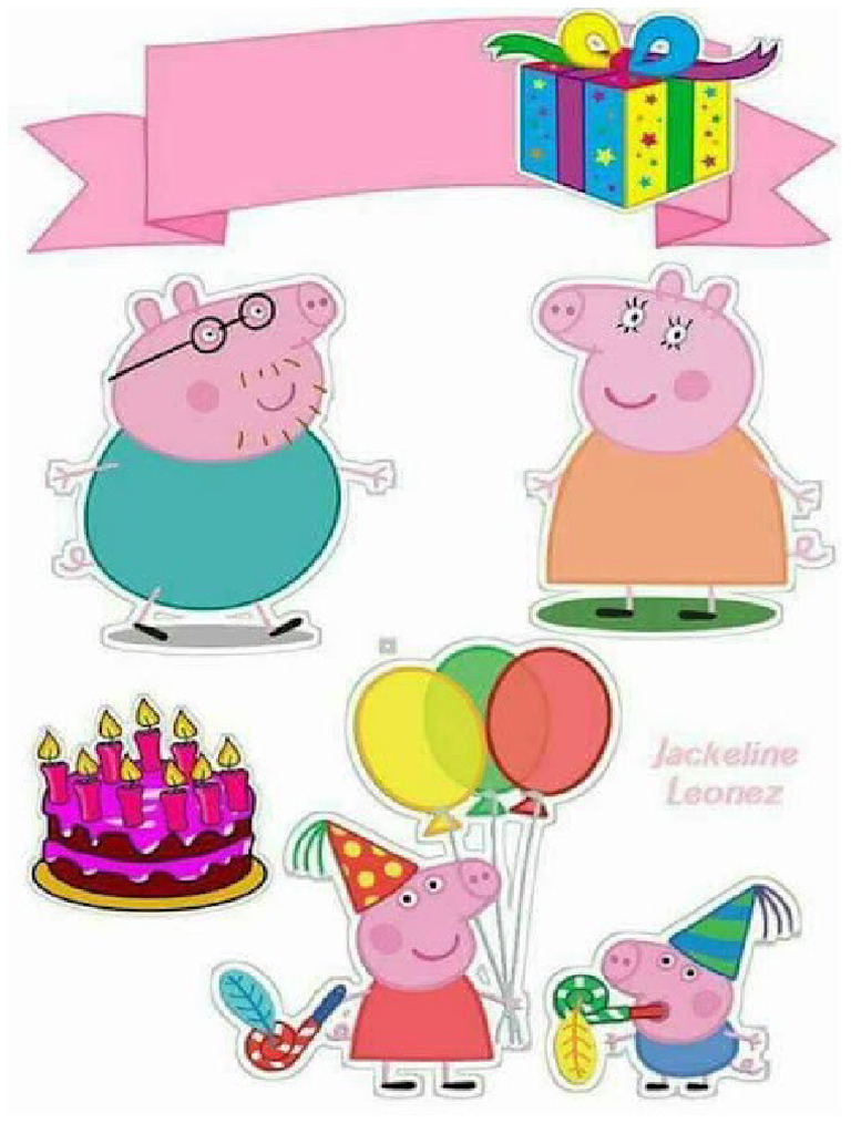 Topper Peppa Pig | PDF