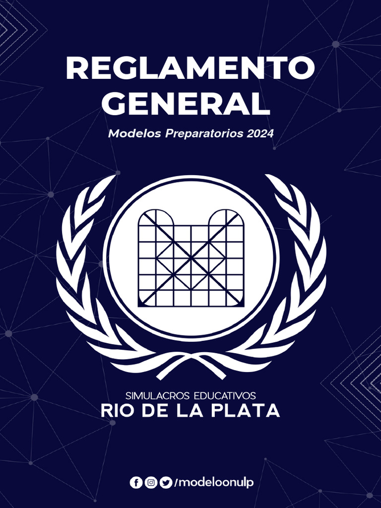 Reglamento General - Modelos Preparatorios 2024 | PDF | Naciones Unidas | Relaciones internacionales