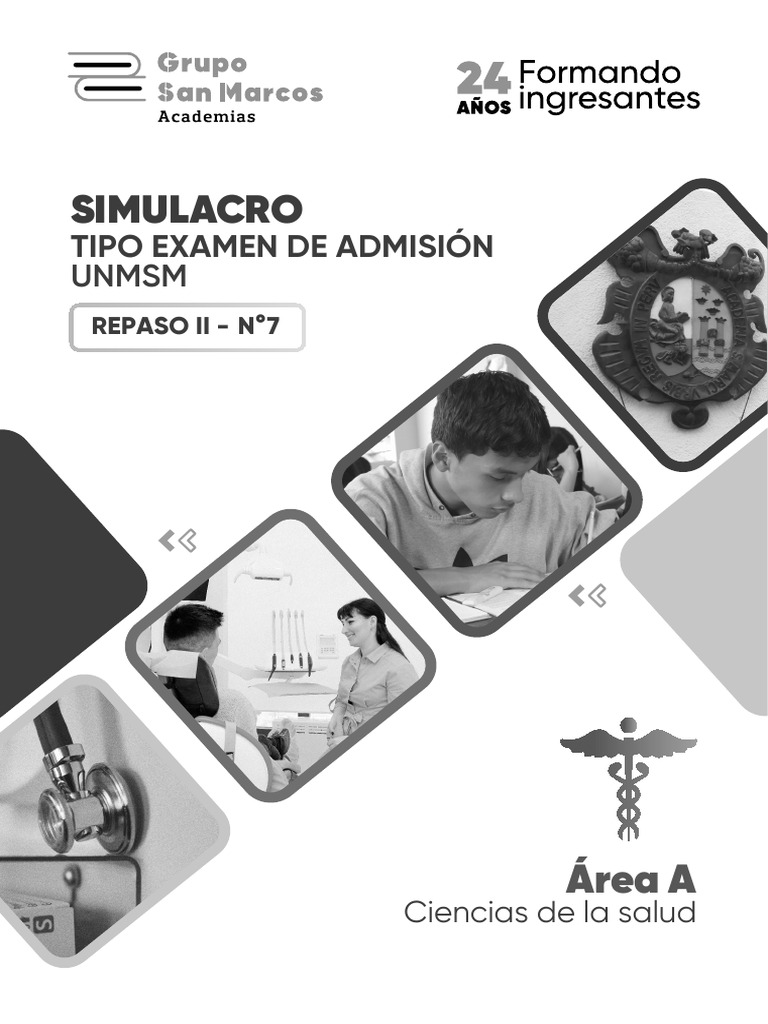 Repaso Ii 2023 Simulacro 7 Area A Con Claves | PDF | Evolución | Homología (biología)