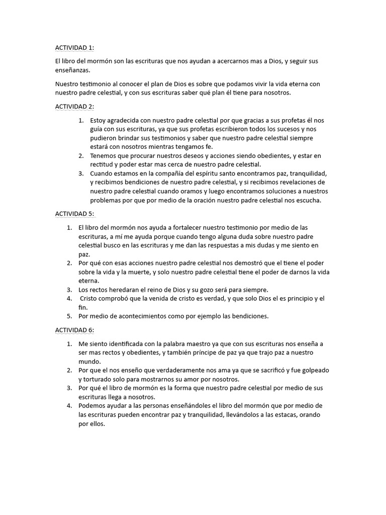 Fortaleciendo la fe con el Libro de Mormón | PDF | Oración | Cristo ...
