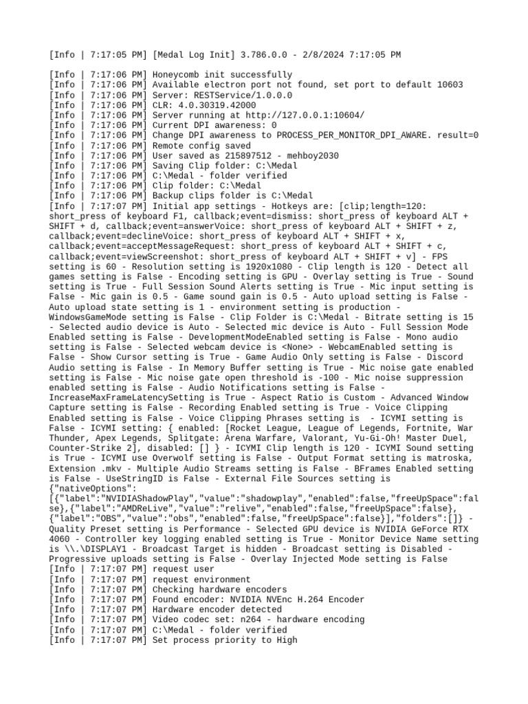 Medal Log 20240208 | PDF | Computer Hardware | Computing