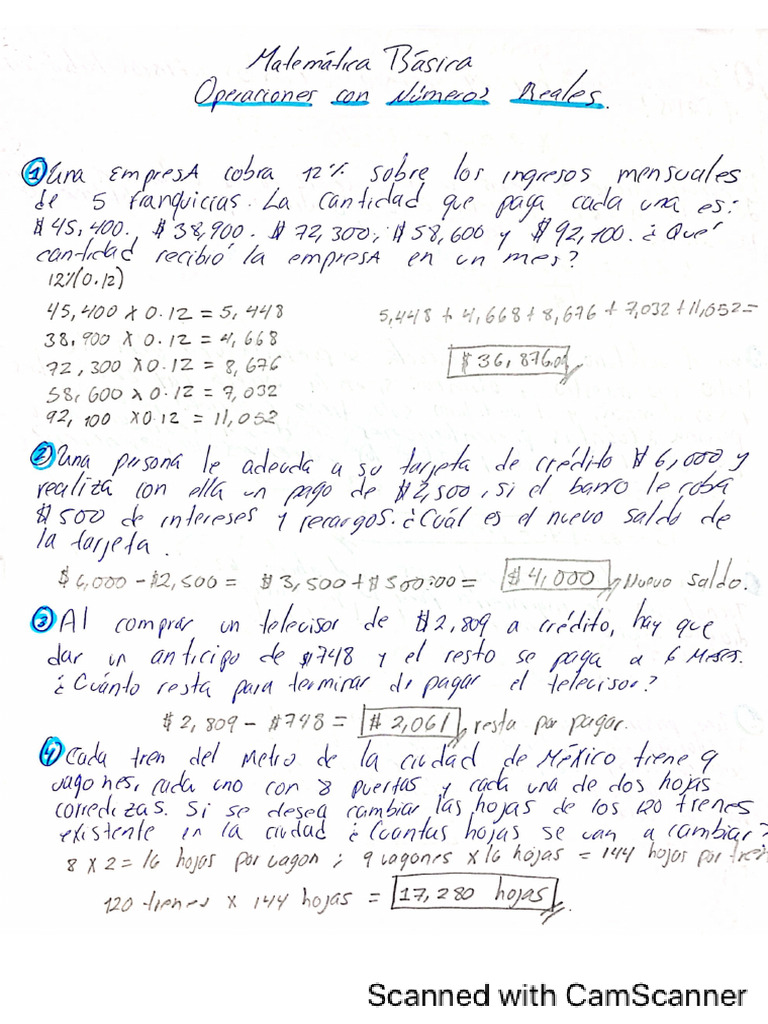 Matematica, Semana 2. | PDF