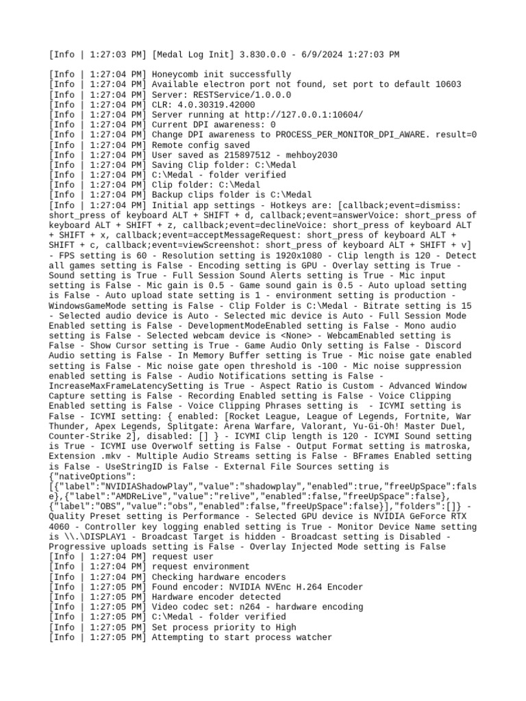 Medal Log 20240609 | PDF | Software | Computing