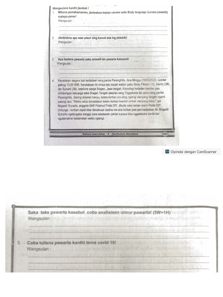 Ulangan Pawarta | PDF