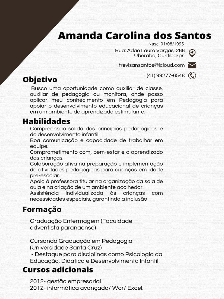 CV Atualizado | PDF