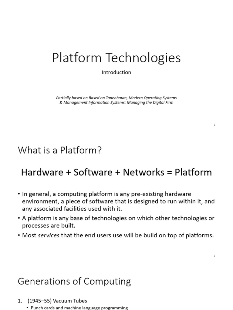 FHSS PT 01 Introduction | PDF | Operating System | Personal Computers